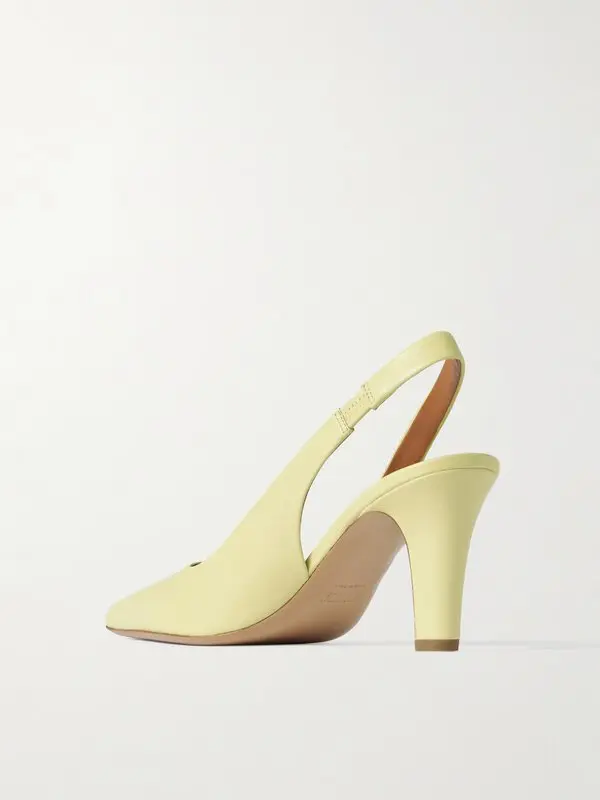 Paris Texas Belle Leather Slingback Pumps