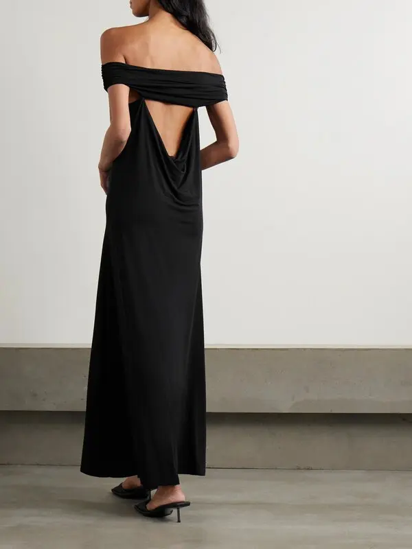Faithfull The Brand Sofie Off-the-shoulder Stretch-jersey Maxi Dress