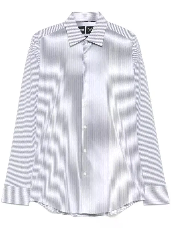 BOSS Striped Shirt - Grey
