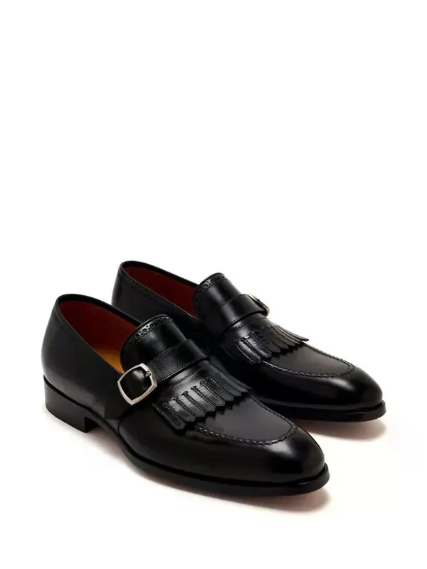 Magnanni Fringed Monk Shoes