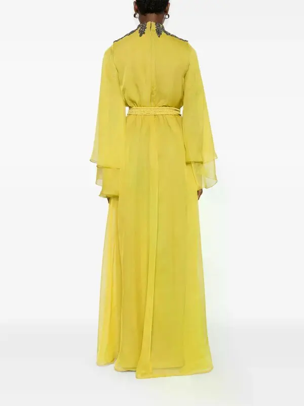 JEAN-LOUIS SABAJI Embellished Maxi Dress