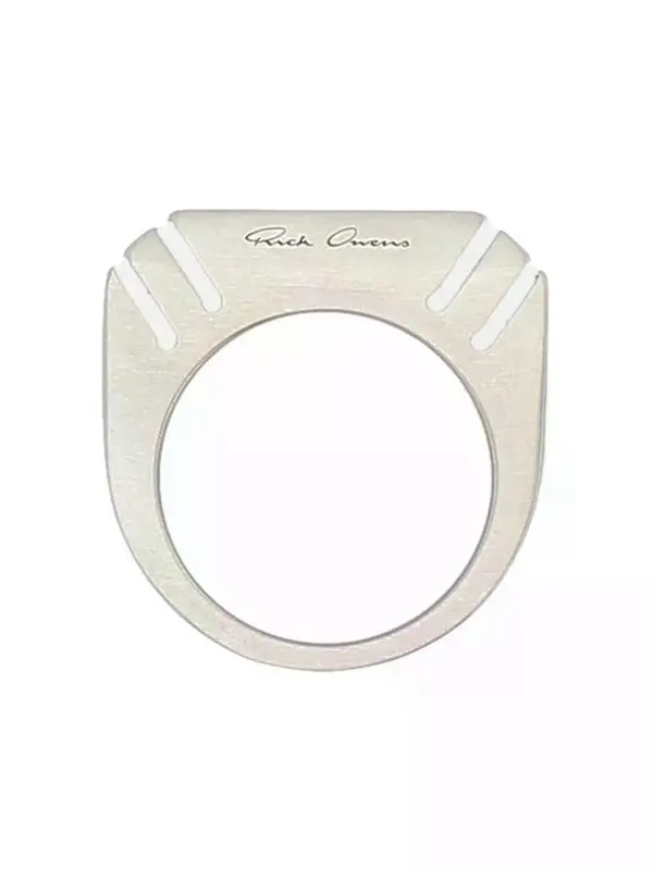 Rick Owens Cut Beveled Ring