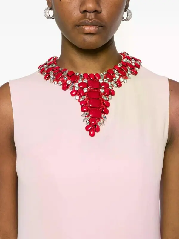 JEAN-LOUIS SABAJI Layered Embellished Abaya