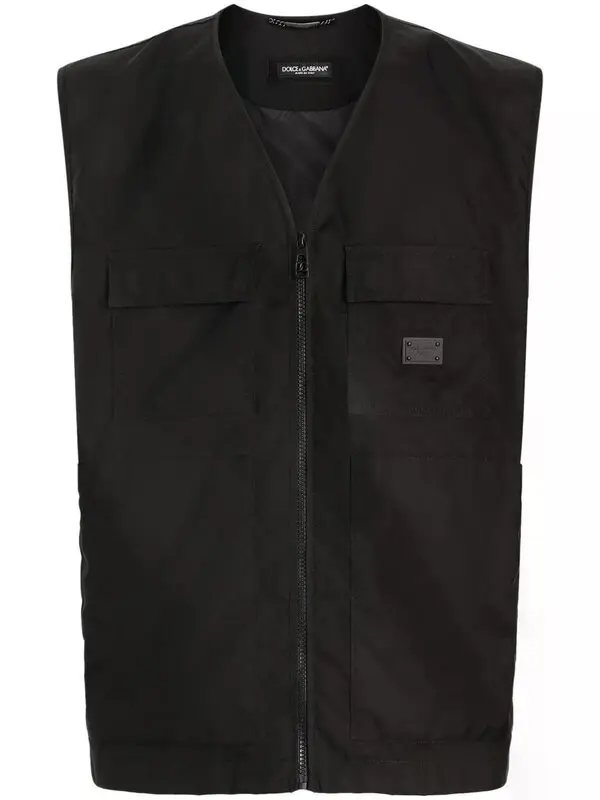 Dolce & Gabbana Logo-patch Gilet