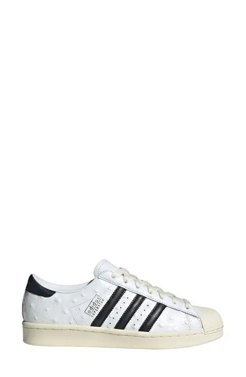 Adidas Superstar Embossed Sneakers - White/ Black/ Cream White