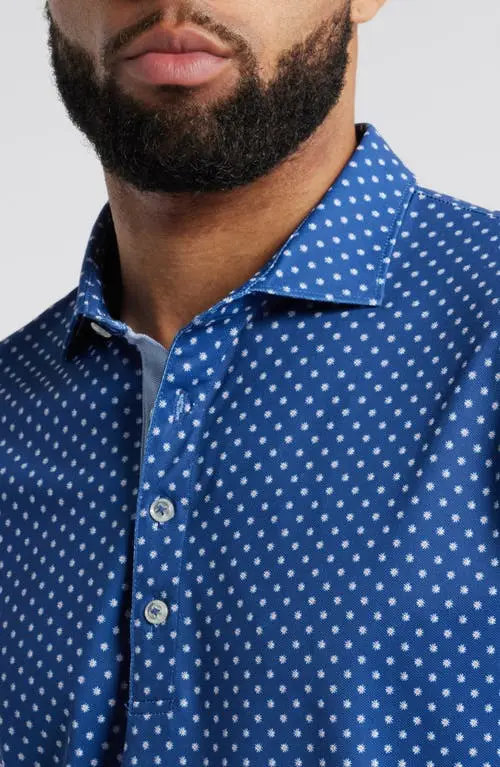 Johnnie-o Daisy Neat Floral Prep-formance Golf Polo
