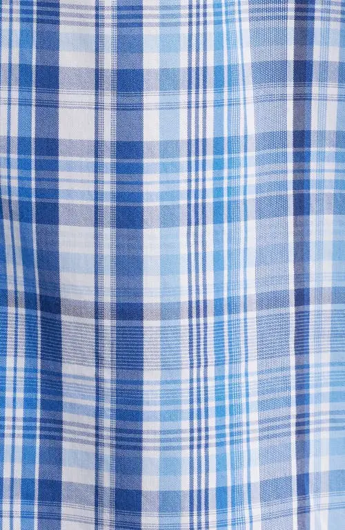 Johnnie-o Masson Plaid Performance Button-up Shirt - Maliblu