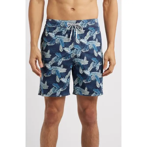 Johnnie-o Shore Haven Swim Trunks - Navy