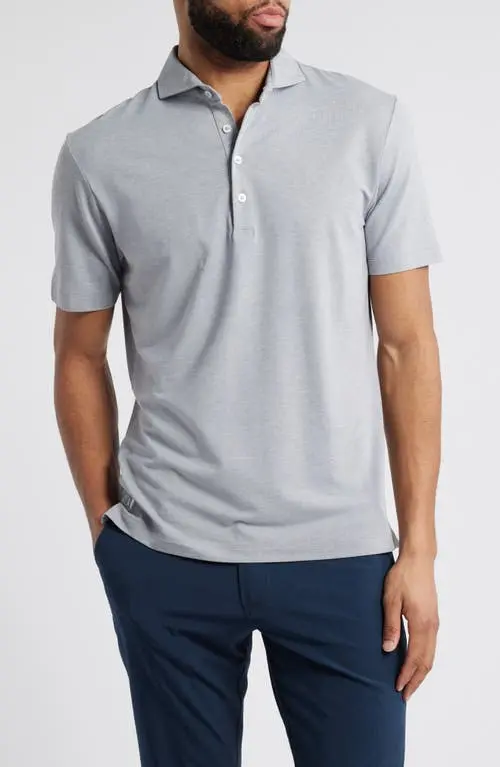 Johnnie-o Idris Top Shelf Heathered Polo - Black