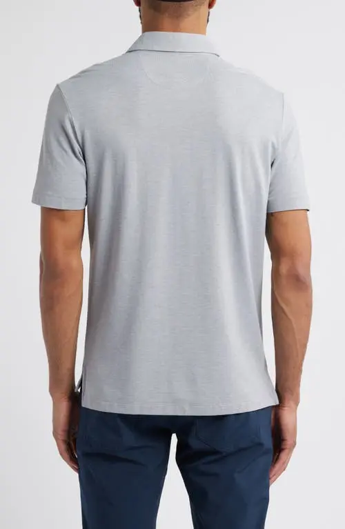 Johnnie-o Idris Top Shelf Heathered Polo - Black