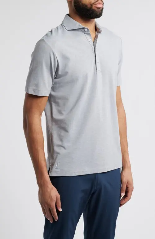 Johnnie-o Idris Top Shelf Heathered Polo - Black