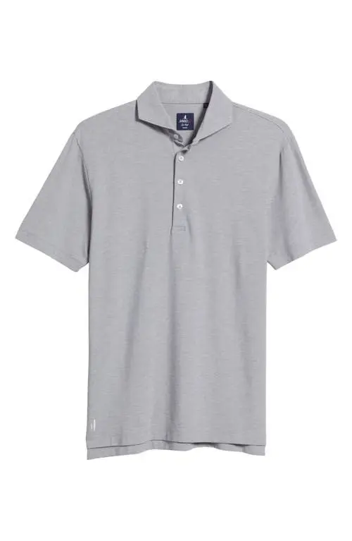 Johnnie-o Idris Top Shelf Heathered Polo - Black