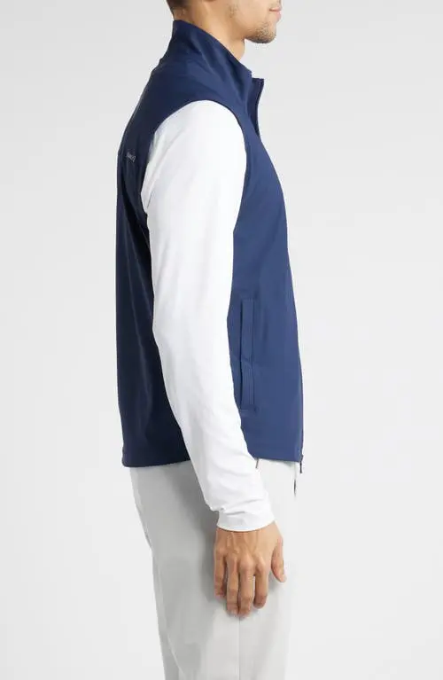 Johnnie-o Zimmer Stretch Nylon Vest - Navy