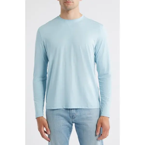 Johnnie-o Basin Long Sleeve Performance T-shirt - Placid