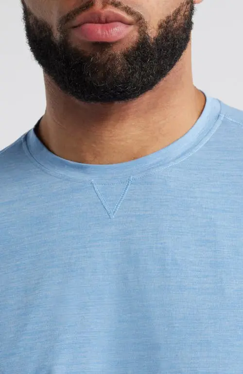 Johnnie-o Basin Long Sleeve Performance T-shirt - Tide