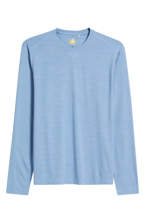 Johnnie-o Basin Long Sleeve Performance T-shirt - Tide