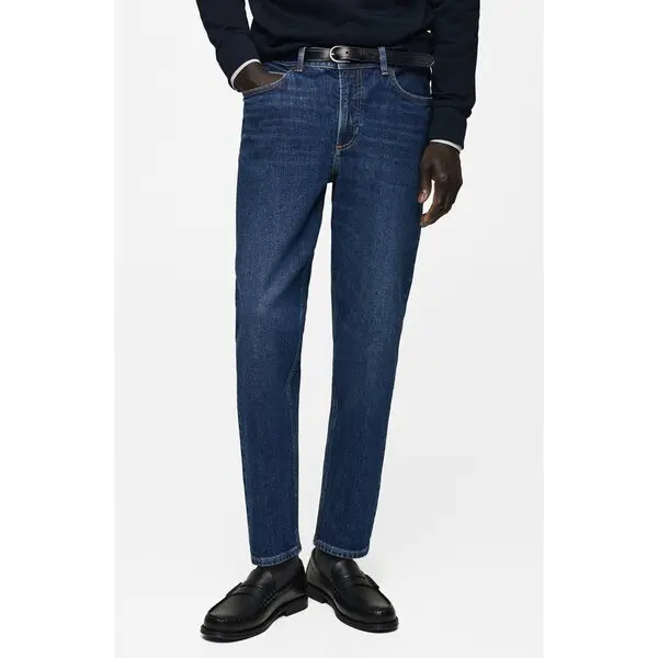 Mango Ben Tapered Jeans - Dark Blue