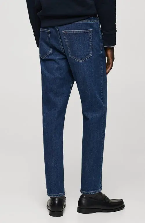 Mango Ben Tapered Jeans - Dark Blue