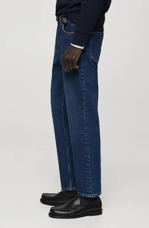 Mango Ben Tapered Jeans - Dark Blue