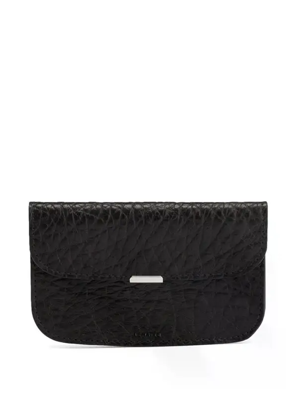 LEMAIRE Tab Coin Purse - Black
