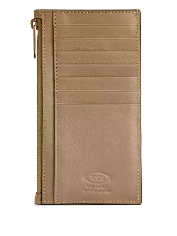 TOD'S Leather Wallet - Neutrals