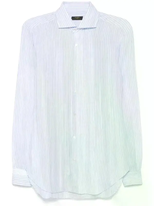 BARBA NAPOLI Striped Shirt