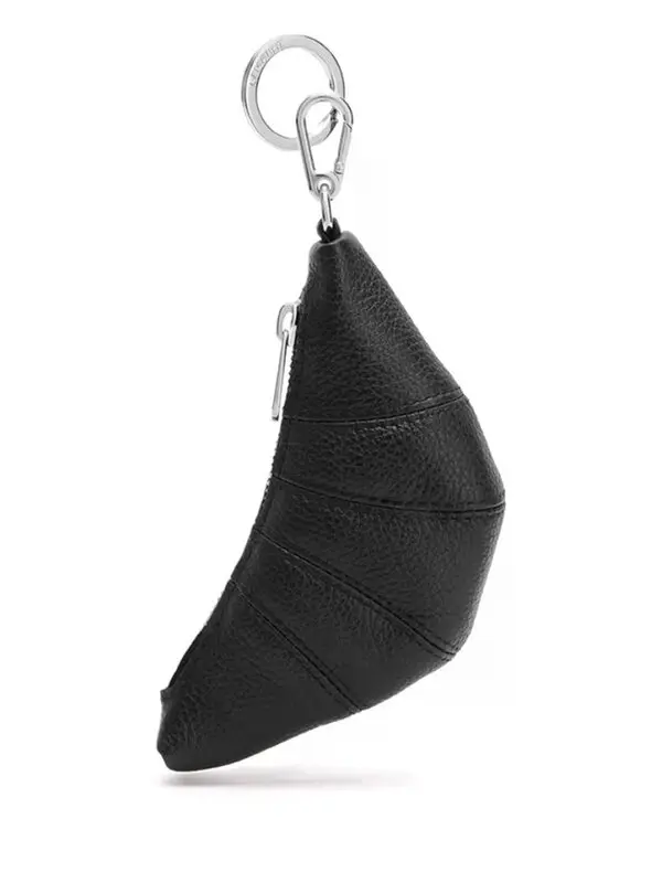 LEMAIRE Mini Croissant Keyring - Black
