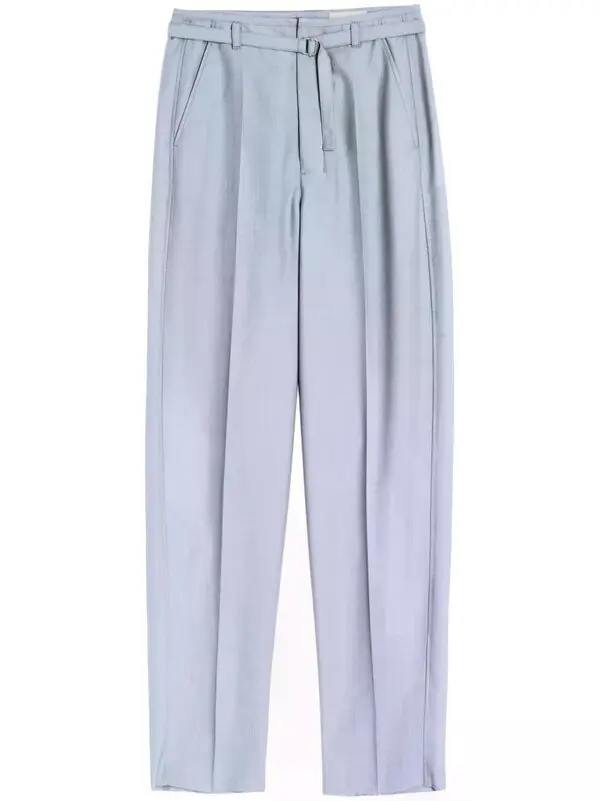 LEMAIRE Belted Tailored Trousers - Grey