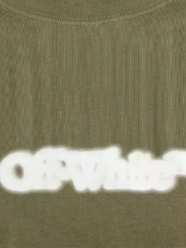 Off-White Spray Arrow T-shirt - Green