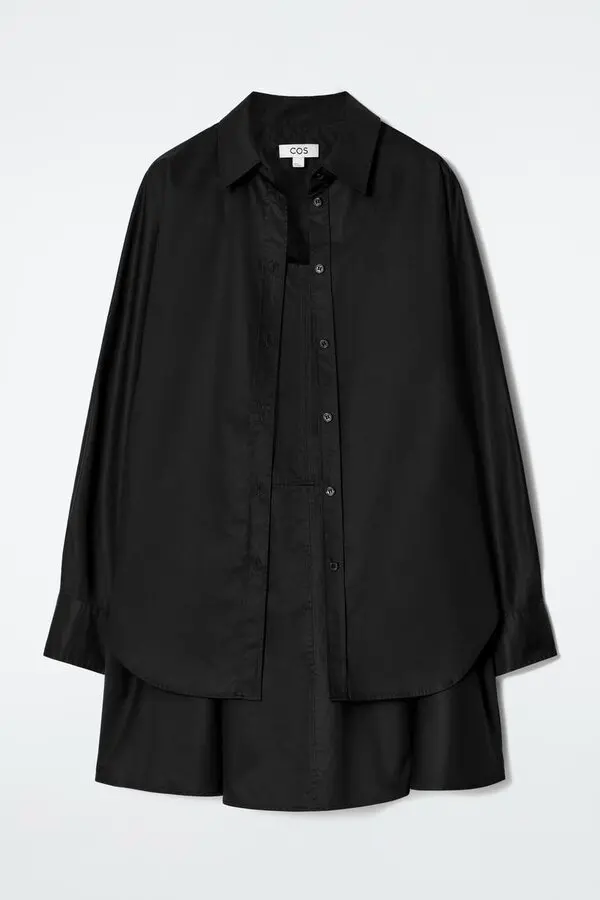 Cos Layered Trapeze Shirt Dress