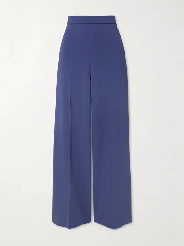 JOSEPH Alane Pleated Cady Wide-leg Pants