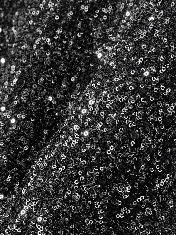 Balenciaga Sequined Knitted Turtleneck Sweater