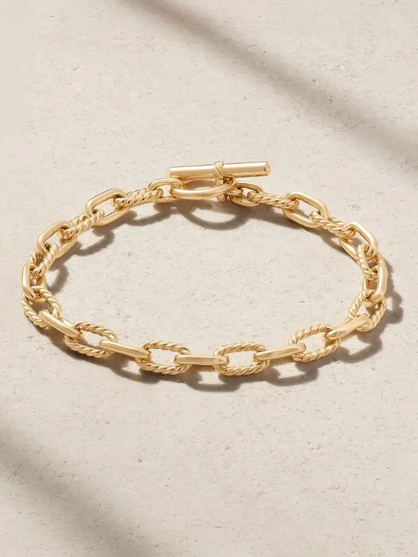 David Yurman Dy Madison 18-karat Link Bracelet - Gold
