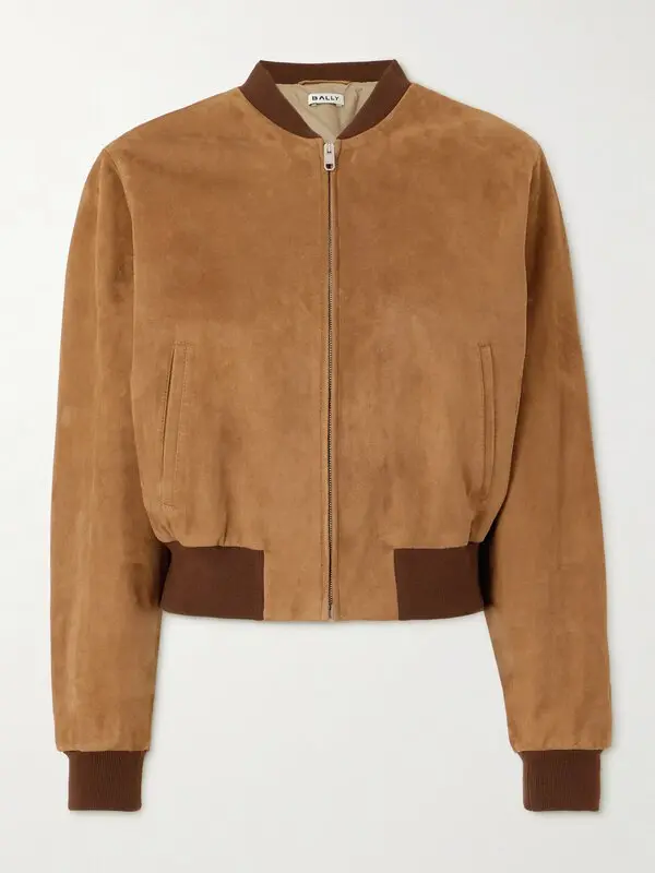 Bally Suede Bomber Jacket