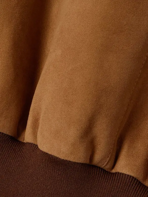 Bally Suede Bomber Jacket