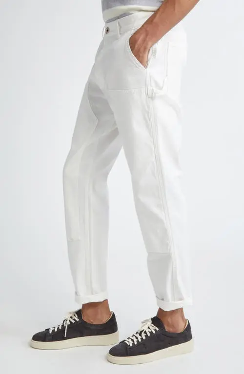 Eleventy Stretch Cotton Carpenter Pants