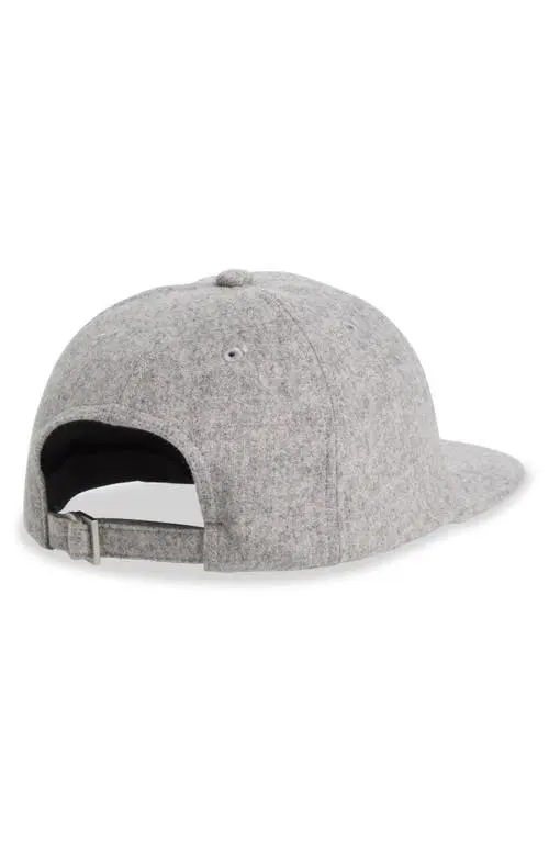 Jacquemus La Casquette Wool Blend Baseball Cap - Light Grey
