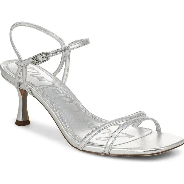 Sam Edelman Presley Strappy Sandal - Soft Silver