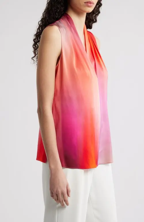 Kobi Halperin Pleated Stretch Silk Top