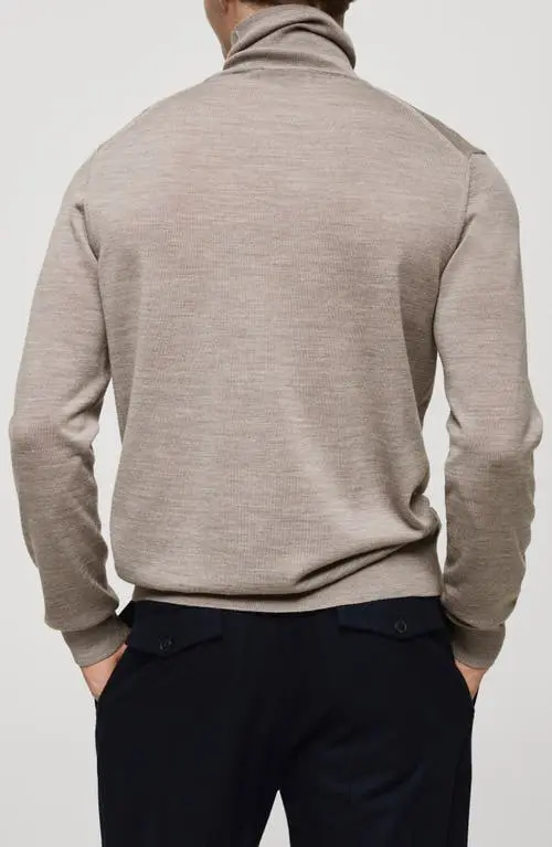 Mango Wool Turtleneck Sweater