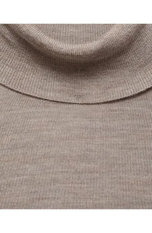 Mango Wool Turtleneck Sweater