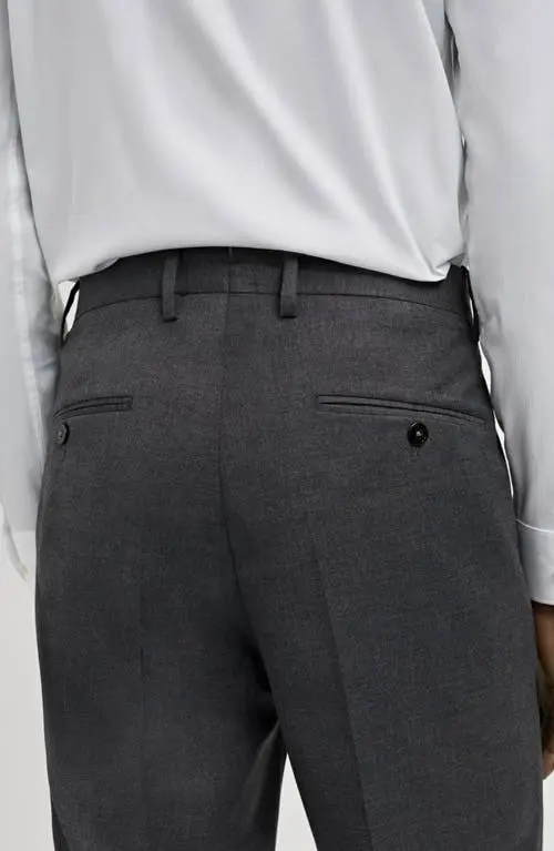 Mango Milan Slim Fit Suit Pants - Grey