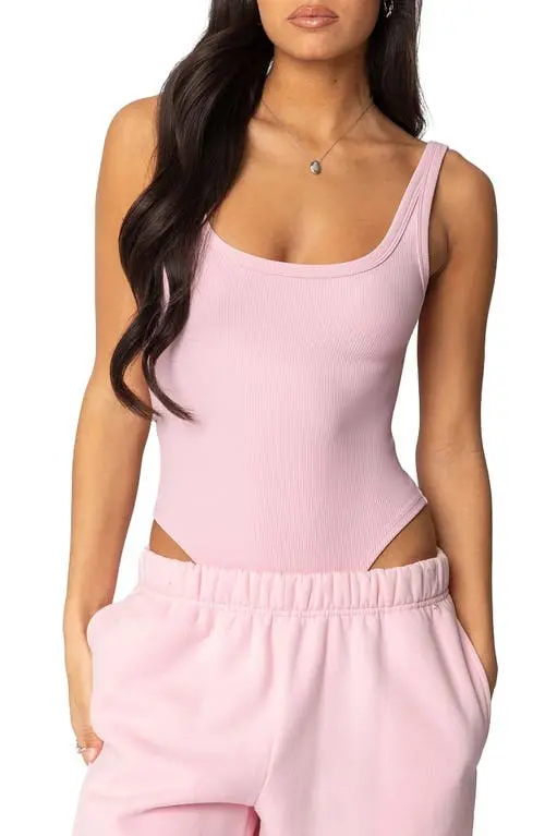 EDIKTED Lakely Rib Tank Bodysuit