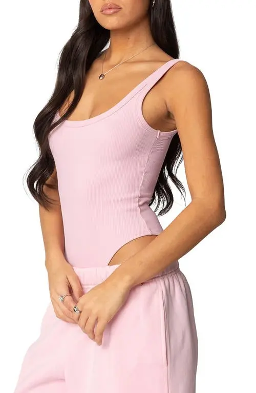 EDIKTED Lakely Rib Tank Bodysuit