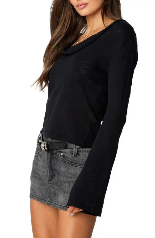 EDIKTED Amira Cowl Neck Sweater