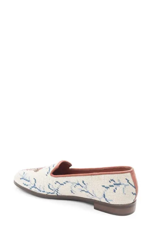 BYPAIGE Needlepoint Loafer - Tan