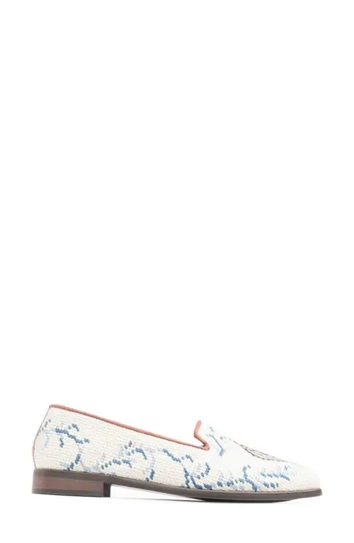 BYPAIGE Needlepoint Loafer - Tan