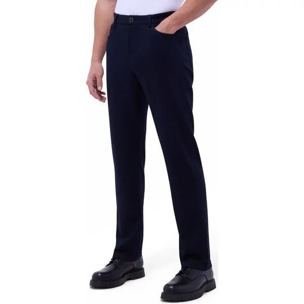 Bugatchi Soft Touch Five-pocket Pants - Navy