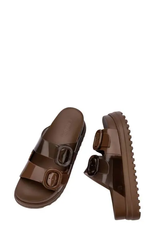 Melissa Cozy Platform Sandals - Brown