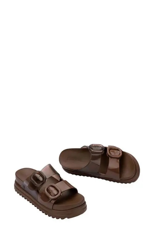 Melissa Cozy Platform Sandals - Brown